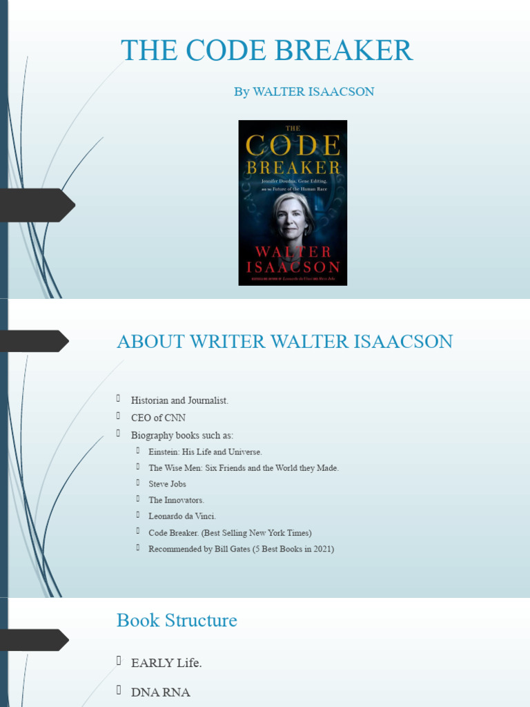 The Code Breaker | PDF | Dna | Rna