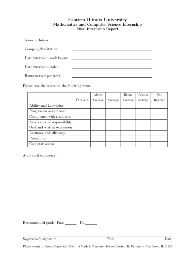 Supervisor Form | PDF
