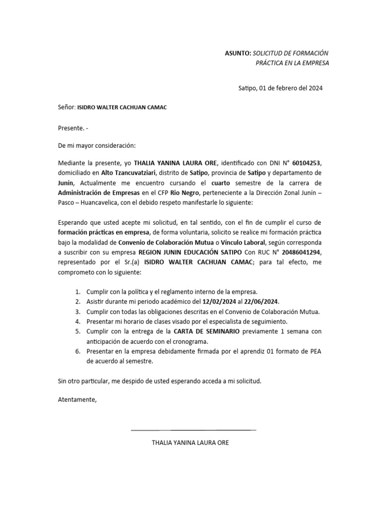 Documentos Complementarios - 2024-10 | PDF