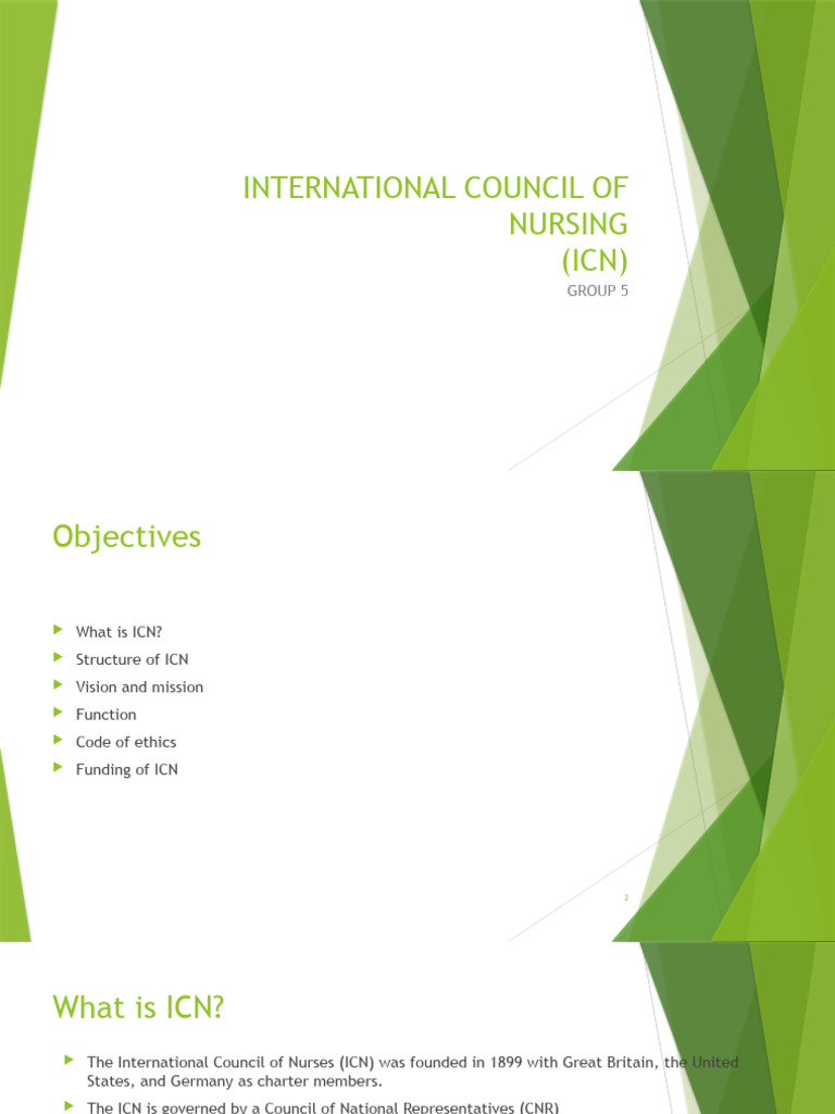 Functions and Structure of ICN | PDF | Nursing | Health Care