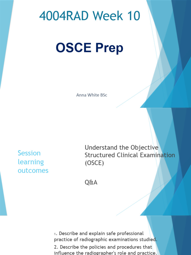 w10 Osce Prep | PDF | Medicine | Health Care