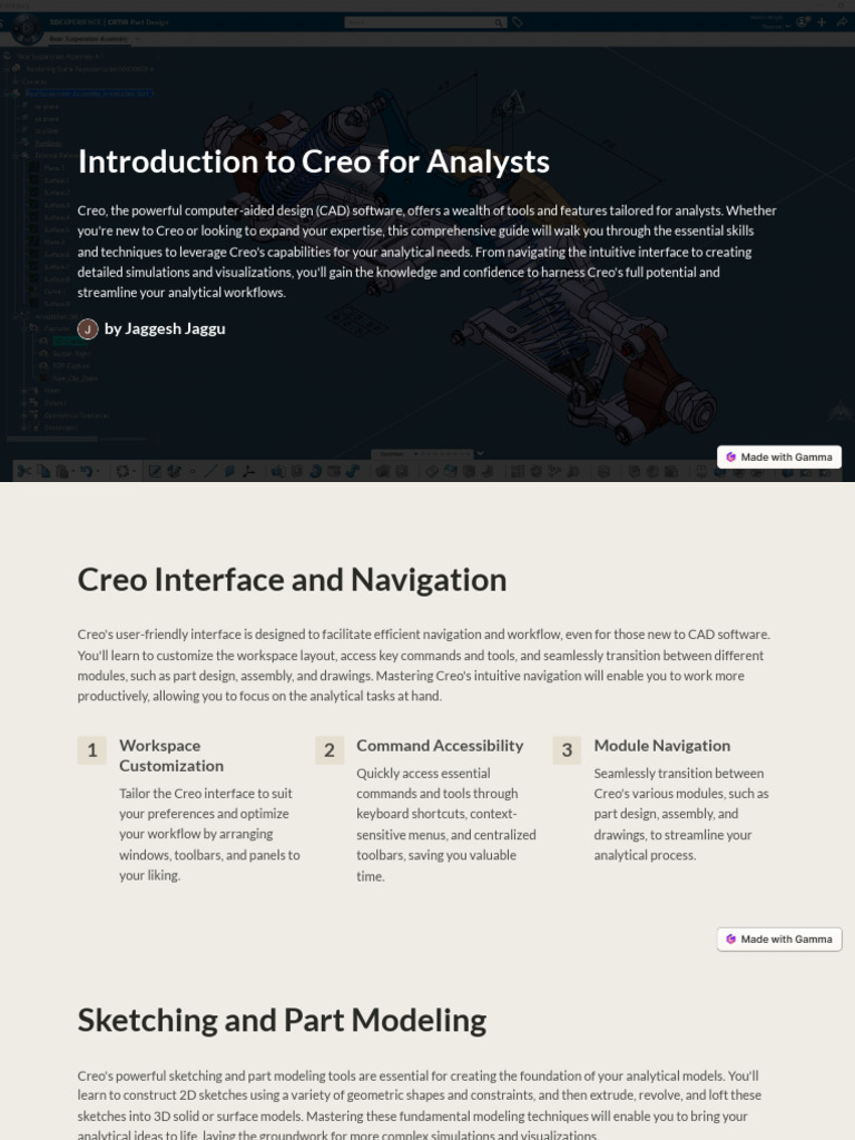 Introduction To Creo For Analysts | PDF | Simulation | Visualization (Graphics)