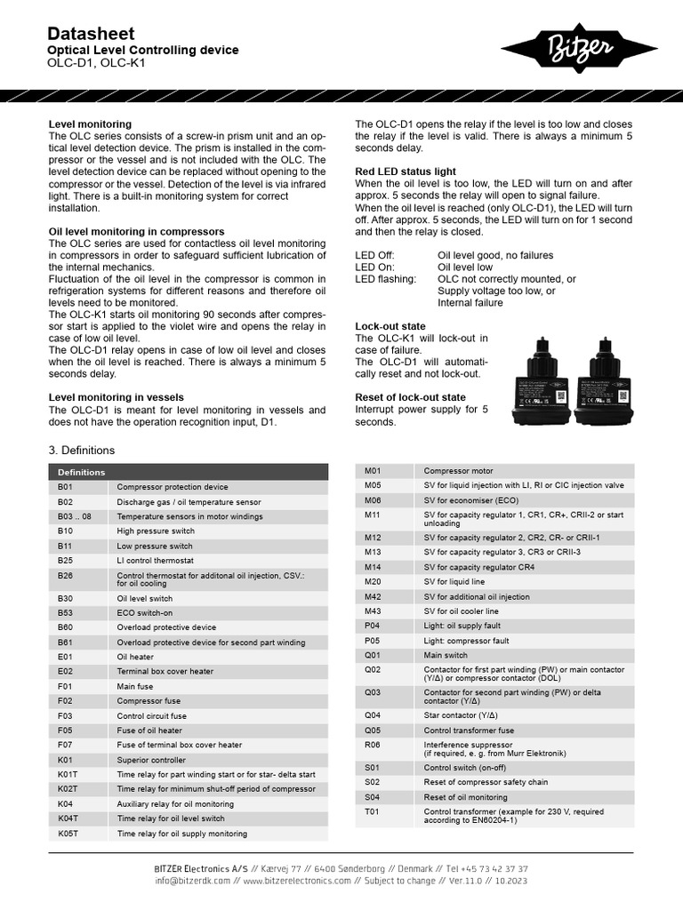 Datasheet: OLC-D1, OLC-K1 | PDF | Relay | Alternating Current