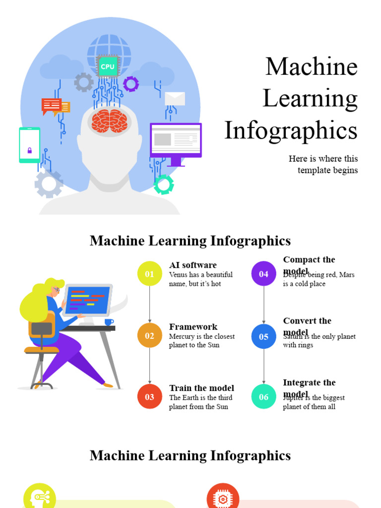 Machine Learning Infographics by Slidesgo | PDF | Planets | Machine ...