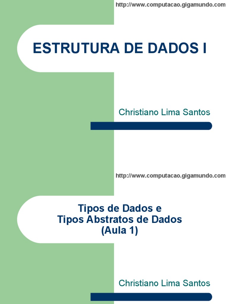 Estrutura de Dados 1 | PDF