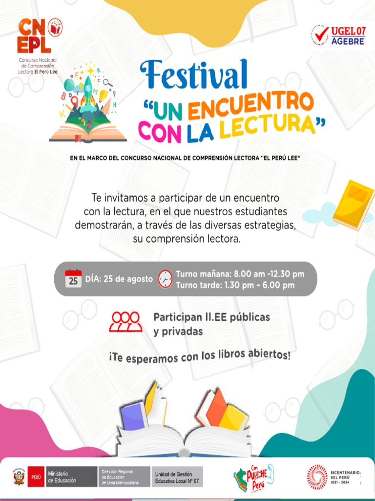 Encuentro de Comprensión Lectora 2023 | PDF | La lingüística aplicada ...