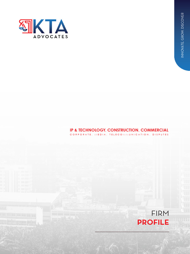 Kta Advocates Innovate Grow Discover Firm Profile | PDF | Intellectual ...