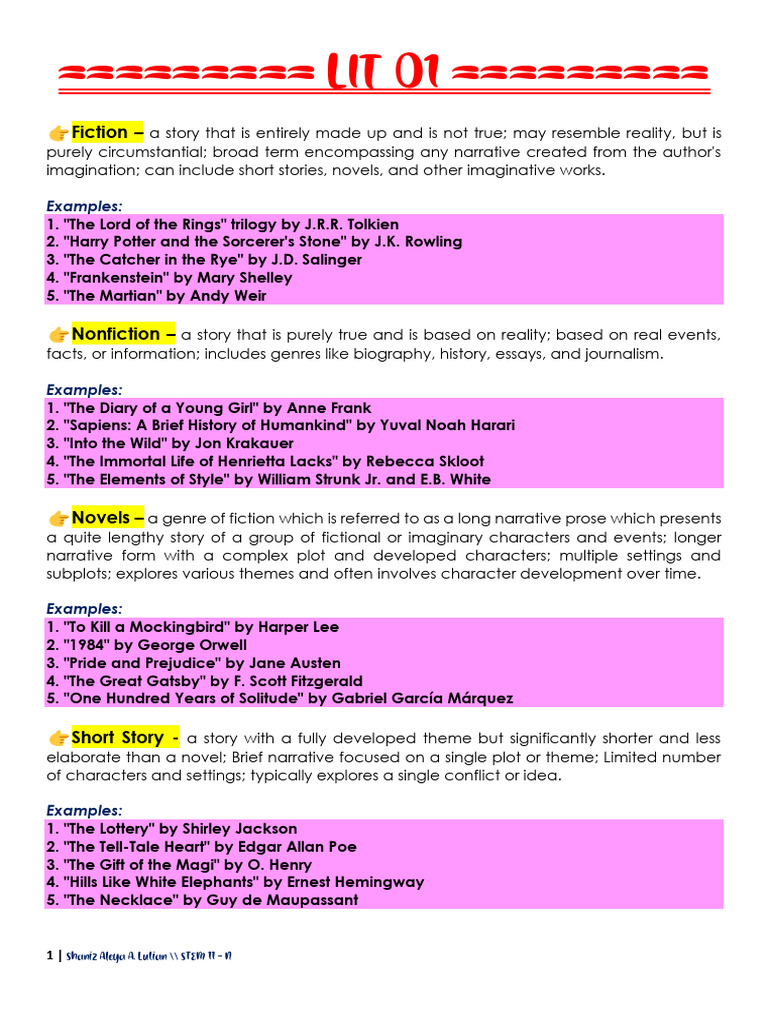 Lit Review | PDF | Plot (Narrative)