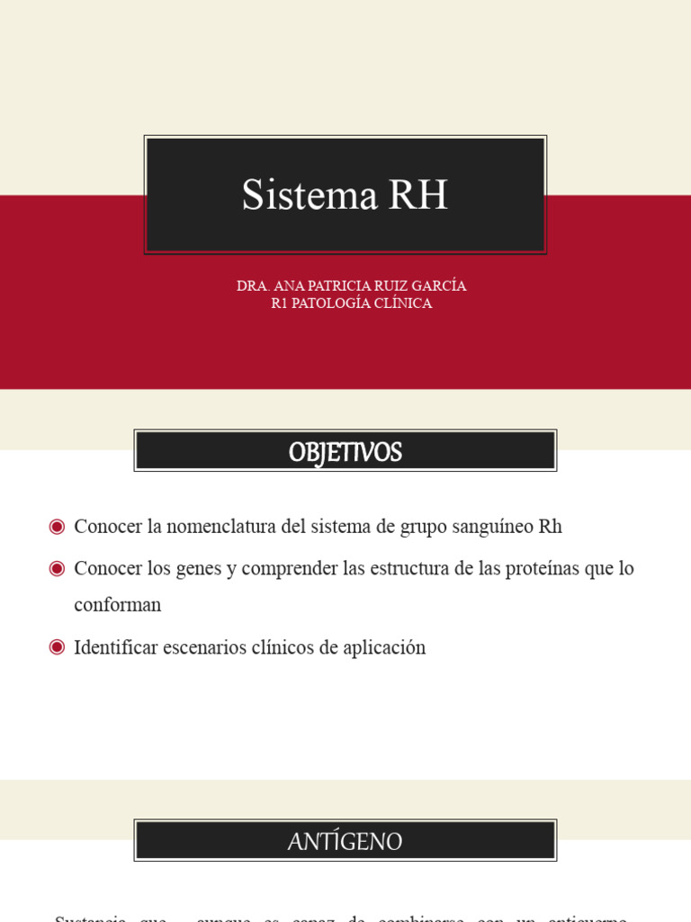 Sistema de Grupo Sanguíneo Rh: Genética y Aplicaciones | PDF | Gene ...