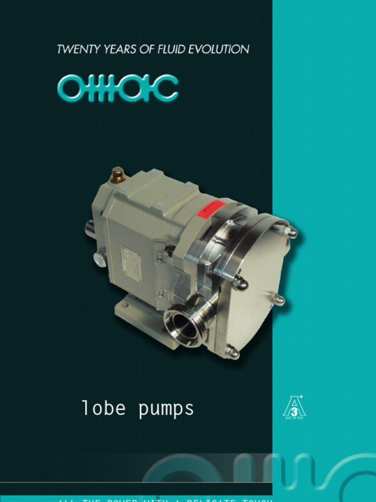 Omac Lobe Pumps GB | PDF | Pump | Valve