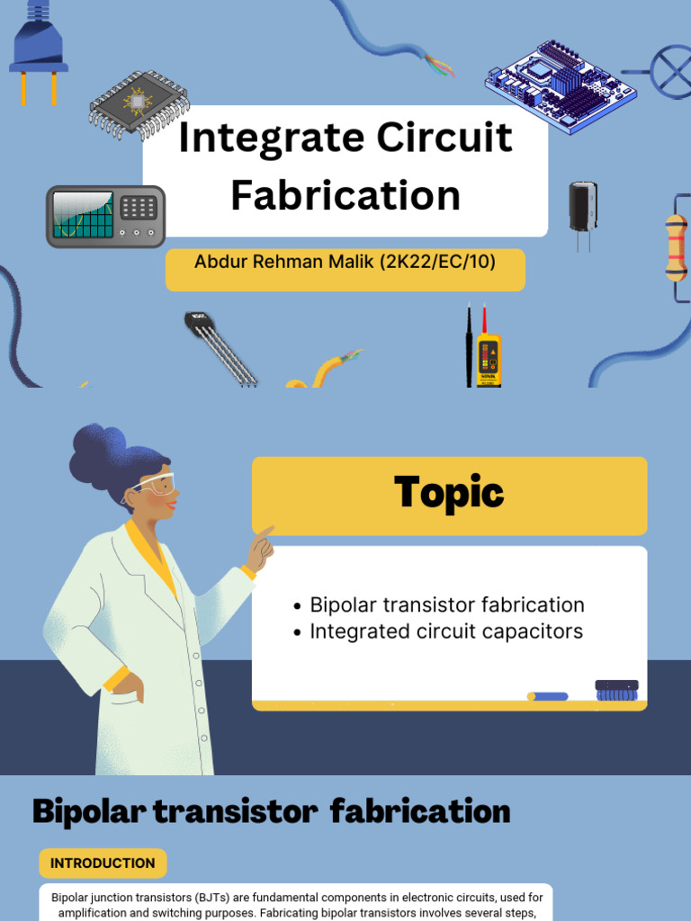 Bipolar Transistor Fabrication New | PDF | Bipolar Junction Transistor ...