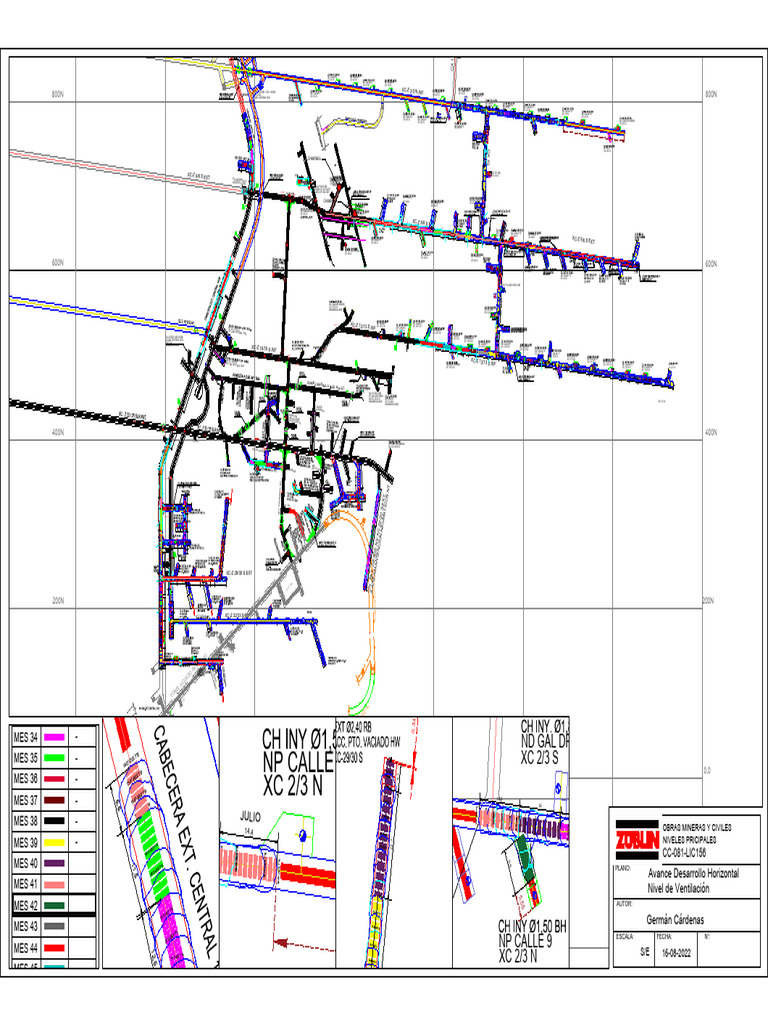 Plano Avance SNV Al 16-08 - 2022-Mensura | PDF