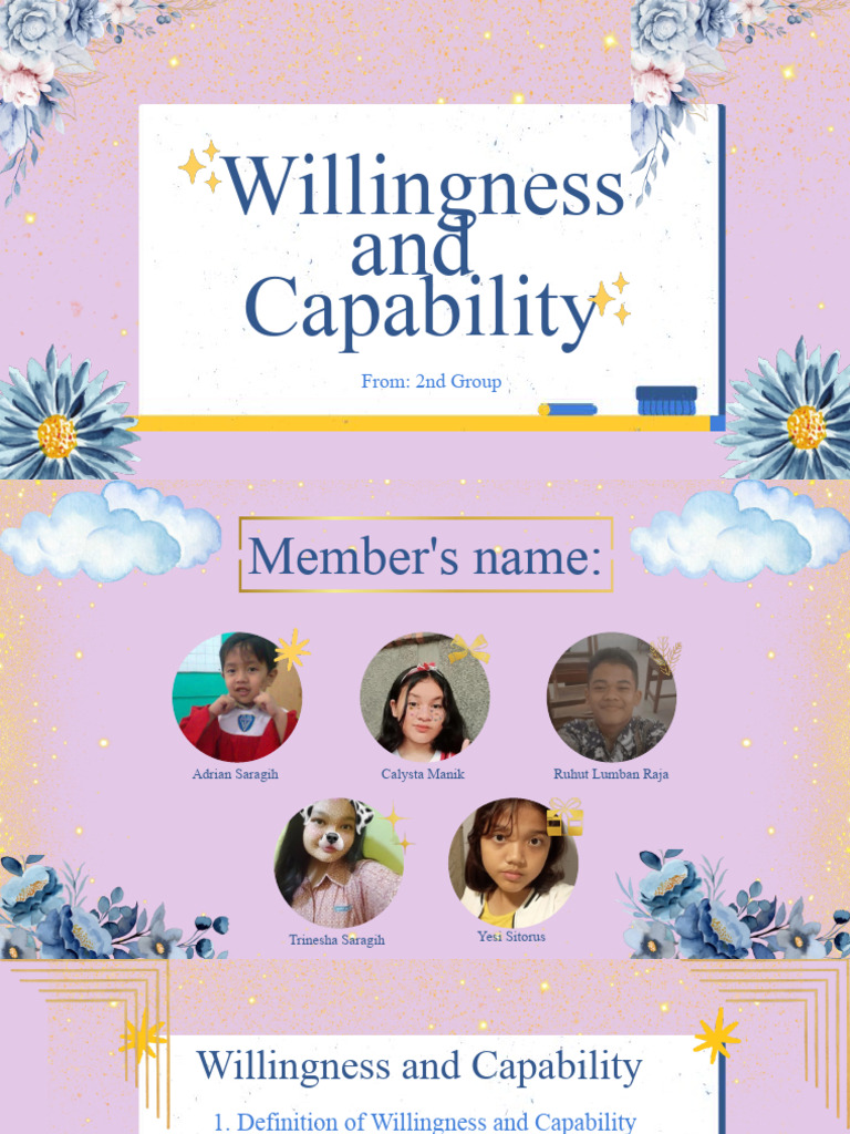 Willingness and Capability 20240303 004236 0000 | PDF | Communication ...