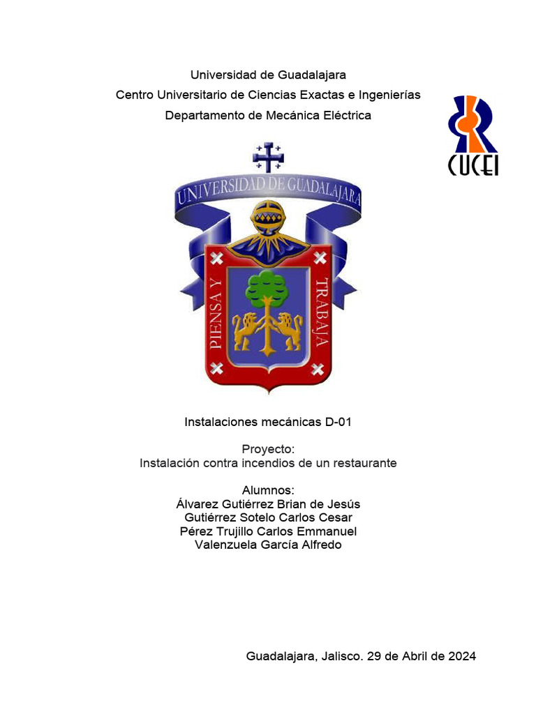 Proyecto - Instalaciones Mecánicas-1 | PDF | Defensa Civil | Ingeniería ...