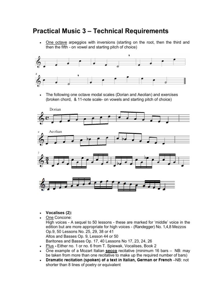 BMUS & D-MUS PM 3 Tech Syllabus 2022 | PDF
