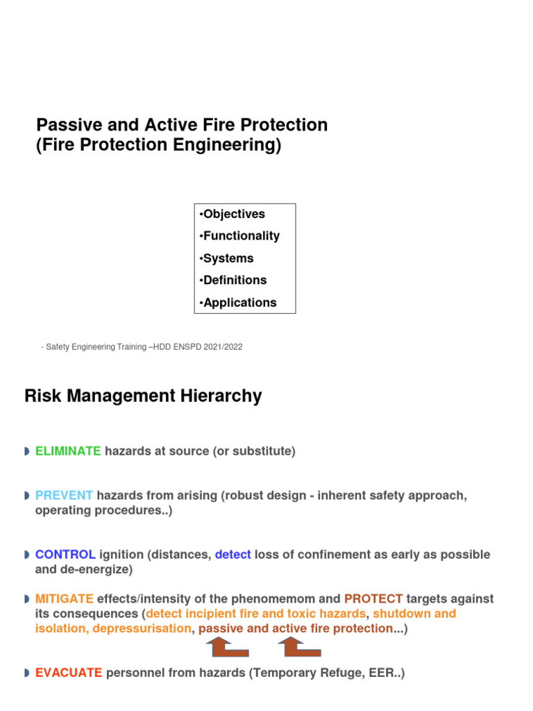 09 - Passive and Active Fire Protection | PDF | Combustion | Pump