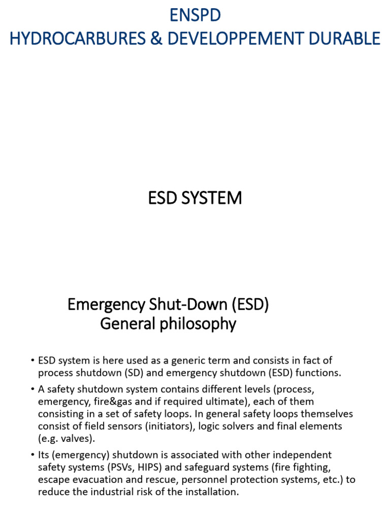 10 Esd System e | PDF | Firefighting | Fires
