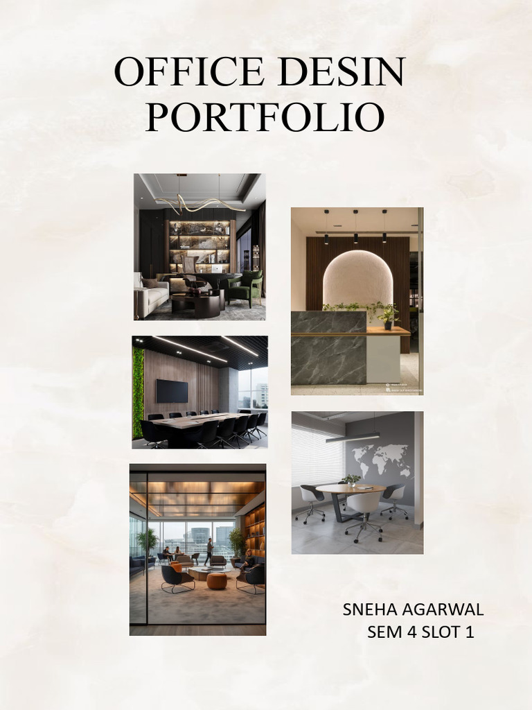 Office Design Final Portfolio | PDF | Cooking, Food & Wine