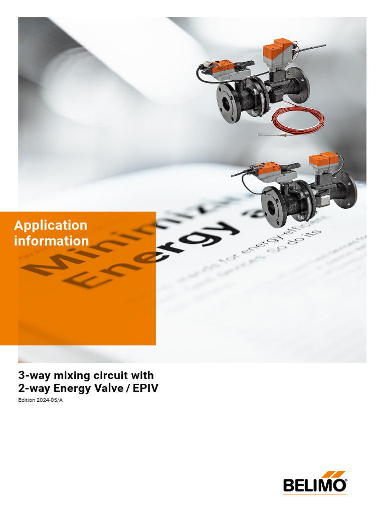 Belimo Application-Information EV-EPIV En-Gb | PDF | Valve | Equipment
