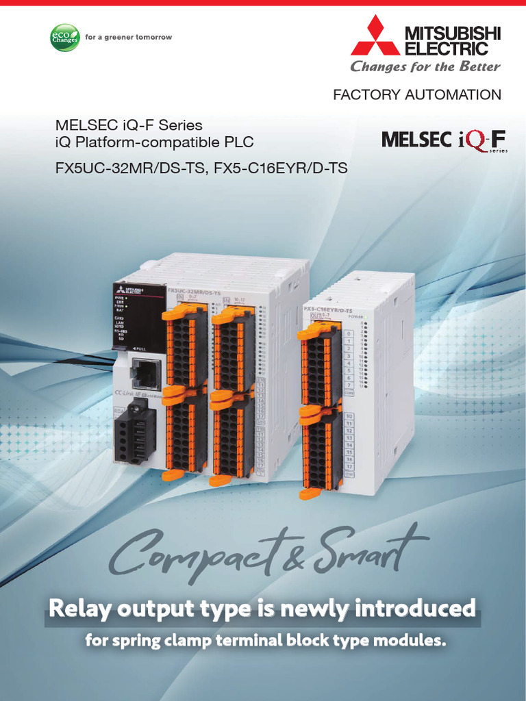 Mitsubishi Electric Iq F Series PLC FX5UC | PDF | Power Supply ...