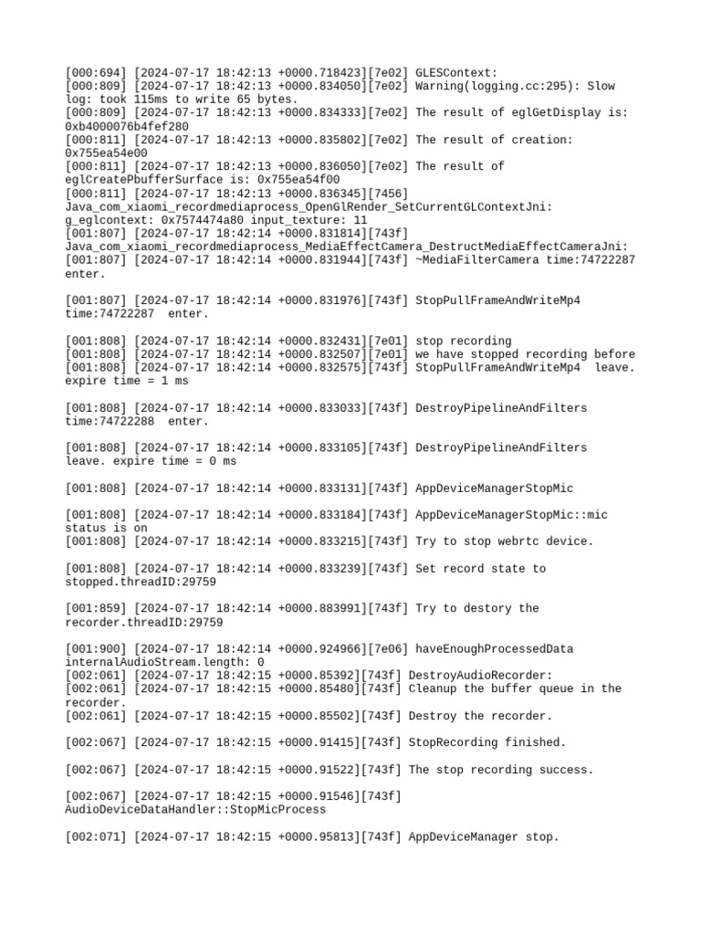 Android Media Codec Initialization | PDF | Filter (Signal Processing) | Computer Science