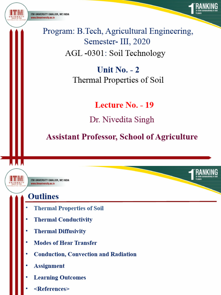 Thermal Properties of Soil | PDF | Social Science | Technology & Engineering
