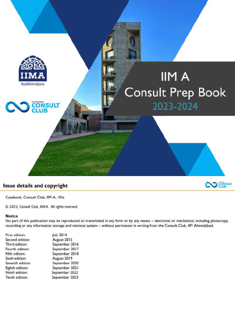 Consulting Case Studies Guesstimate Questions IIMA 1716584058 | PDF
