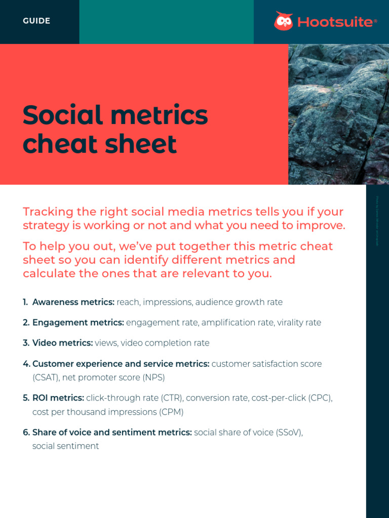 Social Metrics Guide - in | PDF | Customer Satisfaction | Marketing