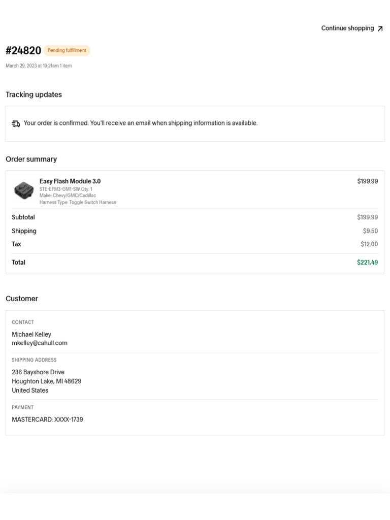 Speed Turtle Engineering Order Status 2 | PDF
