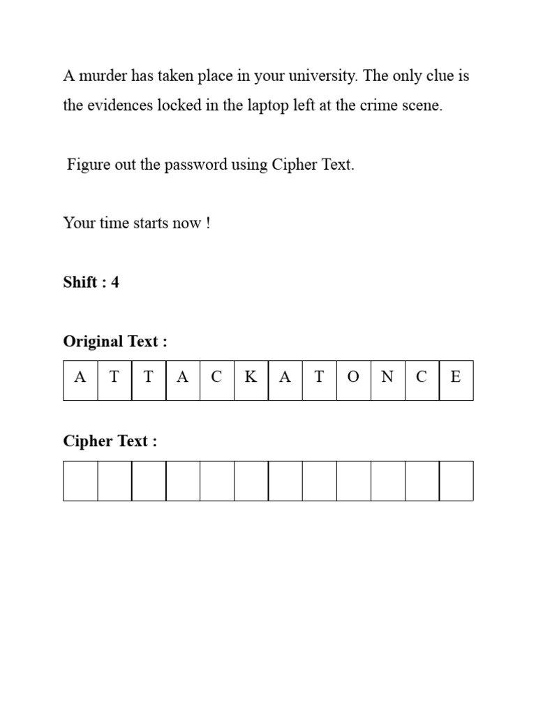 Cipher Text 2 | PDF | Mystery, Thriller & Crime Fiction