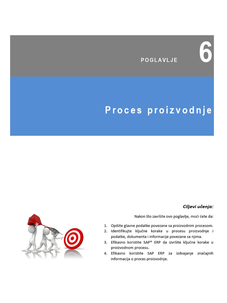 6-Poglavlje 6 Proces Proizvodnje | PDF