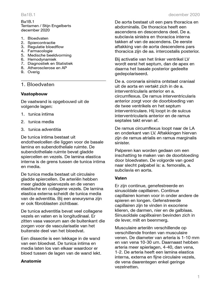 BA1B Samenvatting | PDF