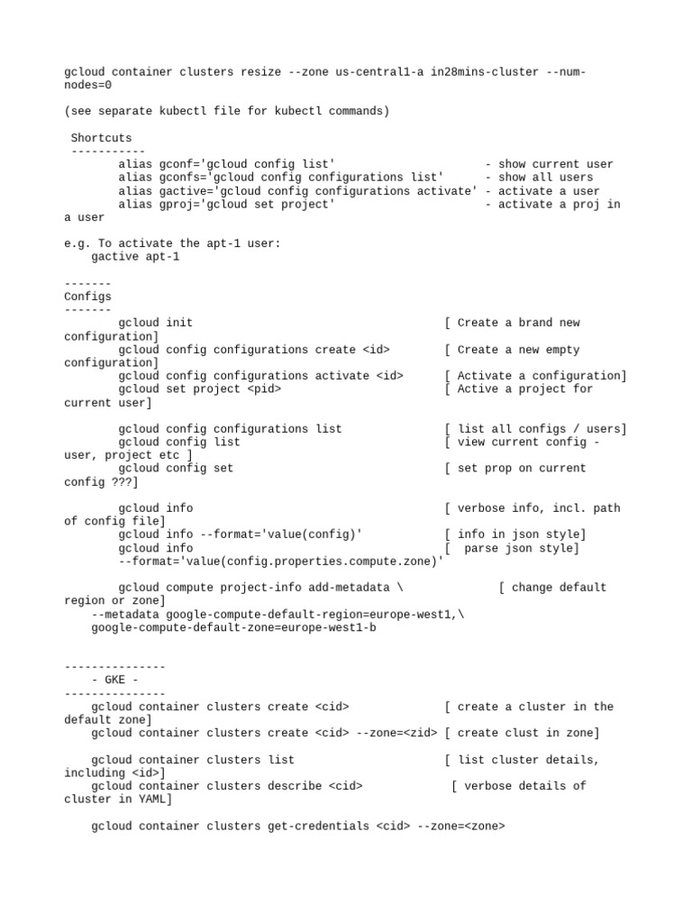 Gcloud | PDF | Computer Cluster | Information Technology