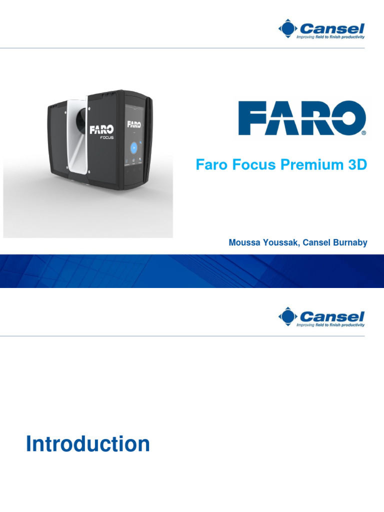Faro Scanner 2020 Hardware | PDF | Image Scanner | Computing