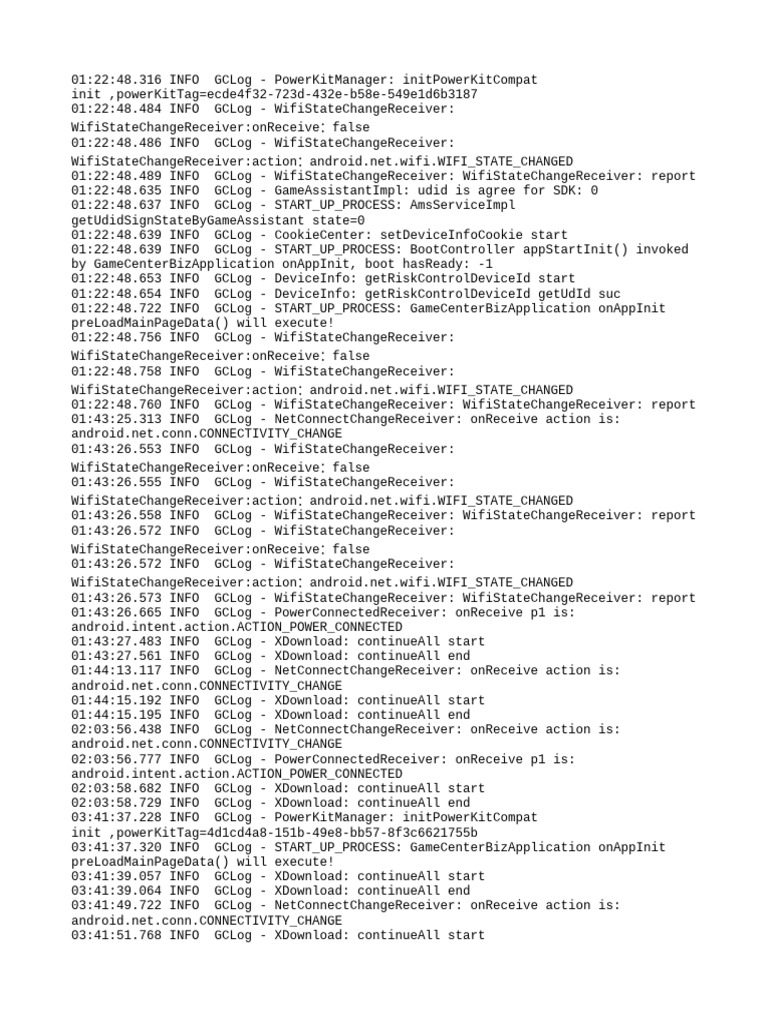 Android App Log Analysis Report | PDF | Computers