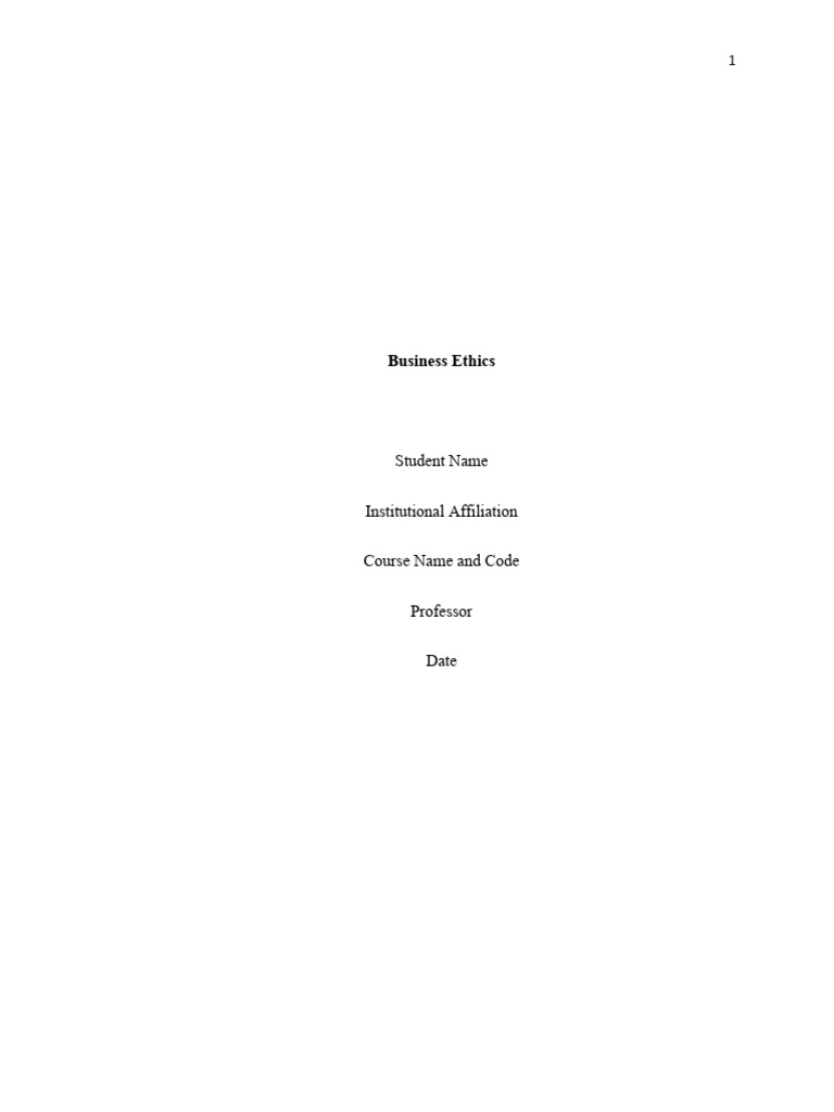 Business Ethics - Edited | PDF | Business Ethics | Corporate Social ... Business Ethics - Edited | PDF | Business Ethics | Corporate Social ...