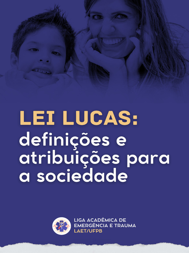 Lei Lucas: Capacitação em Primeiros Socorros | PDF | Desenvolvimento ...