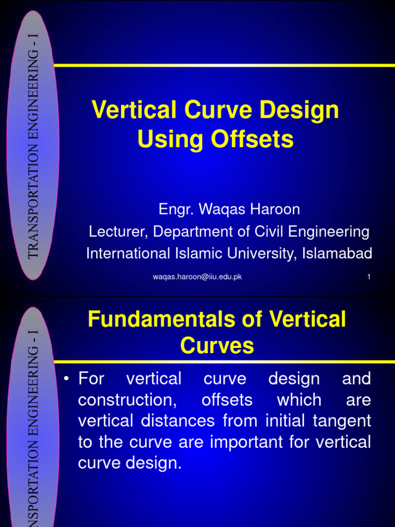 Vertical Curve Design Guide | PDF | Tangent | Slope