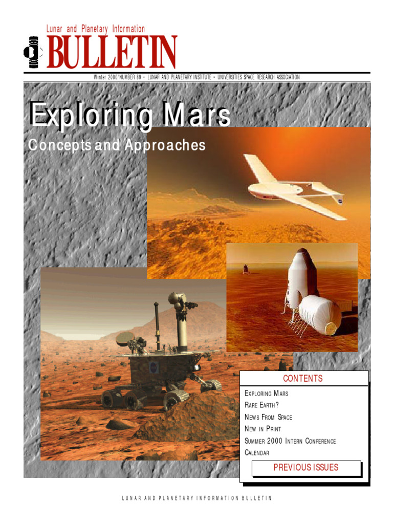 Lunar and Planetary Information BULLETIN | PDF | Mars | Nasa