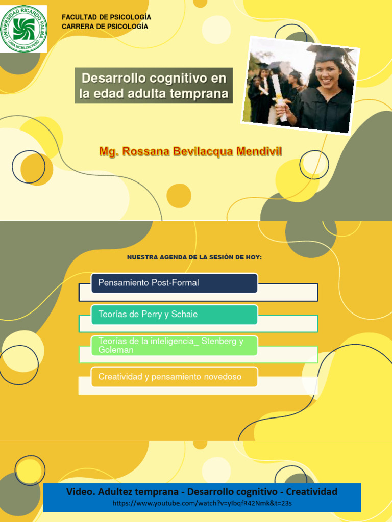 Semana 3 Desarrollo Cognitivo De La Adultez Temprana Pdf Adultos