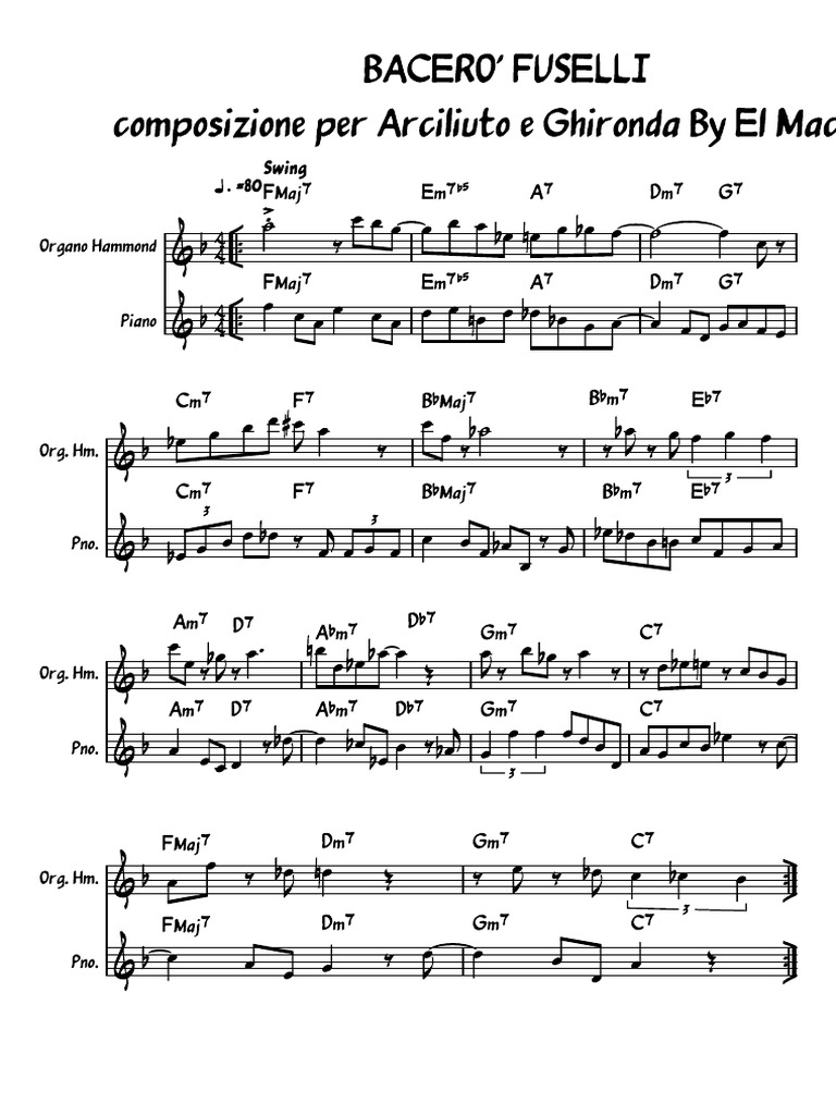 Bacerò Fuselli | PDF