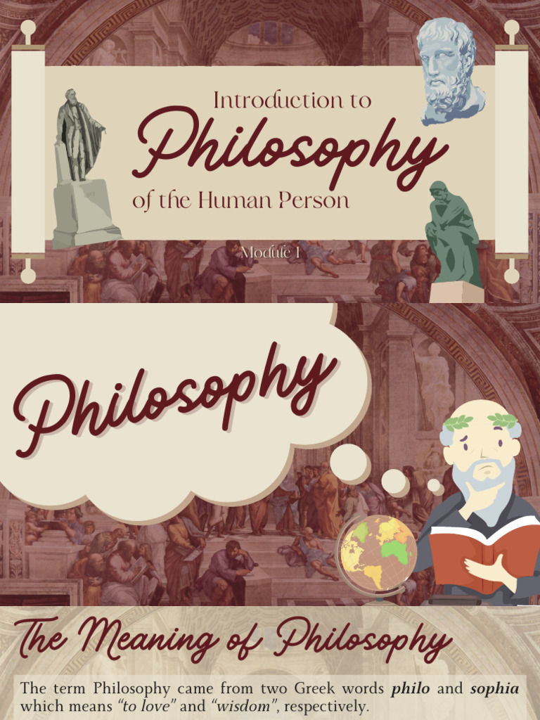 Intro To Philo Modules 1 2 Meaning of Philosophy Branches of Philosophy ...