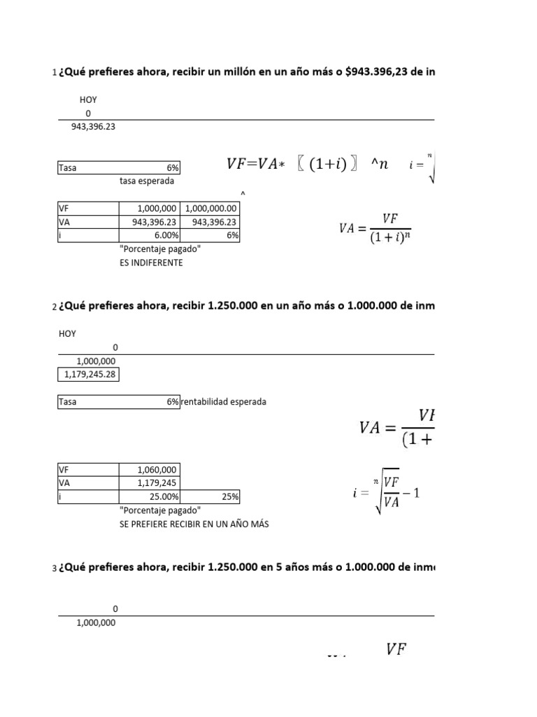 Ejercicios Clase 2-2 | PDF | Servicios financieros | Finanzas Matemáticas
