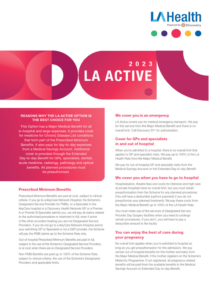 La Active One Pager | PDF | Medicine | General Practitioner