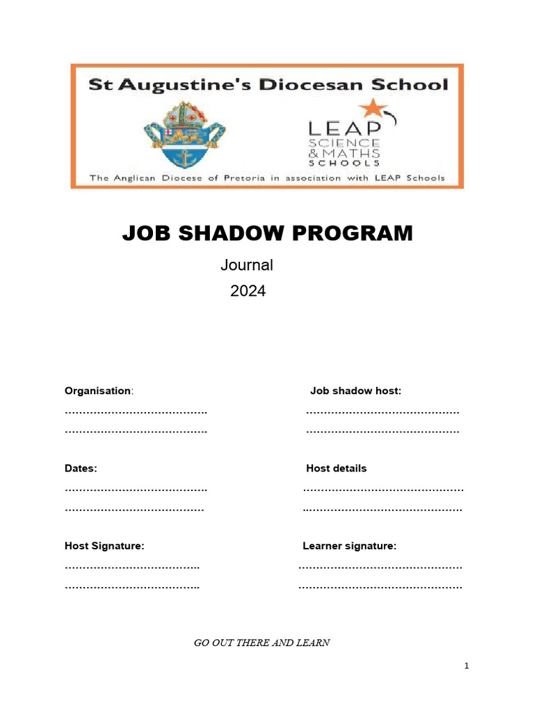 JOB SHADOW REPORT | PDF | Human Communication | Behavioural Sciences