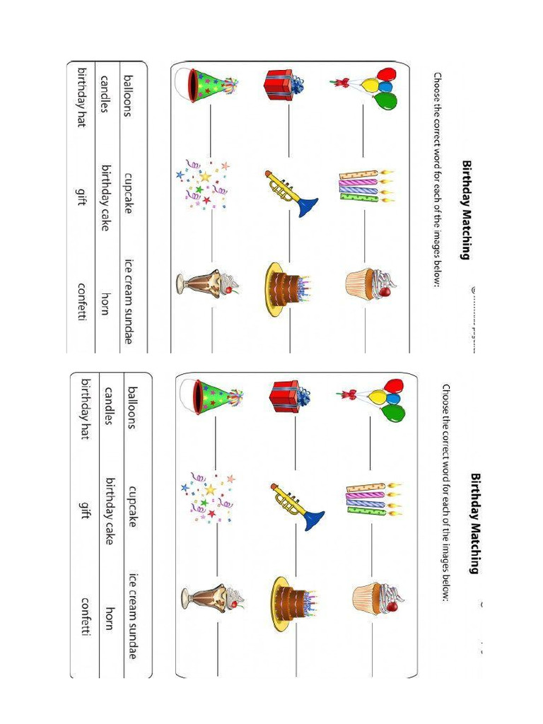 Birthday Matching | PDF
