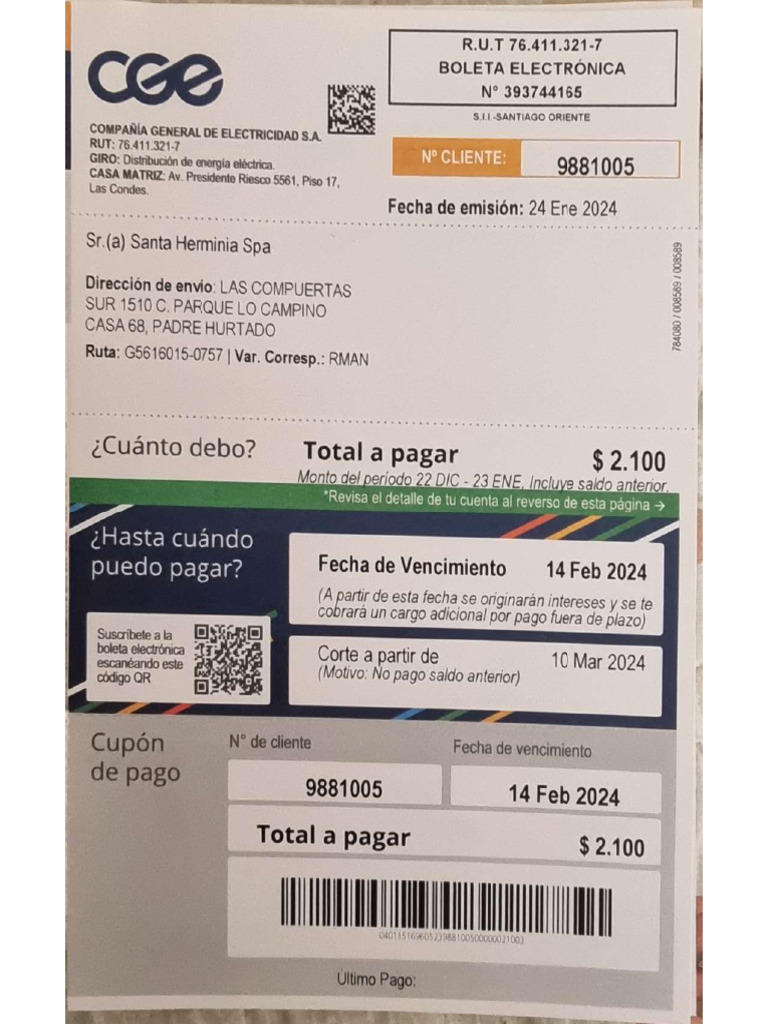 Cge Boletas | PDF