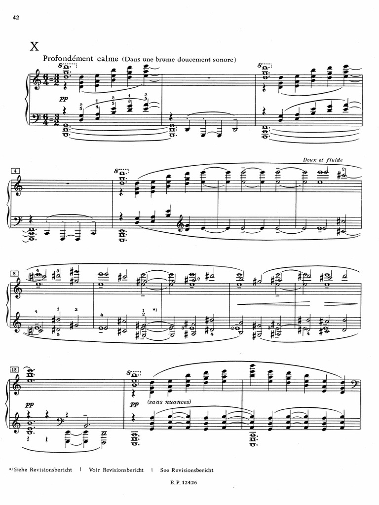 C Debussy La Cathedrale Engloutie | PDF