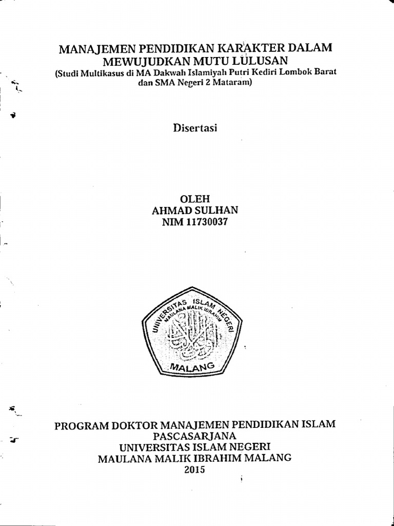 Ringkasan Disertasi | PDF