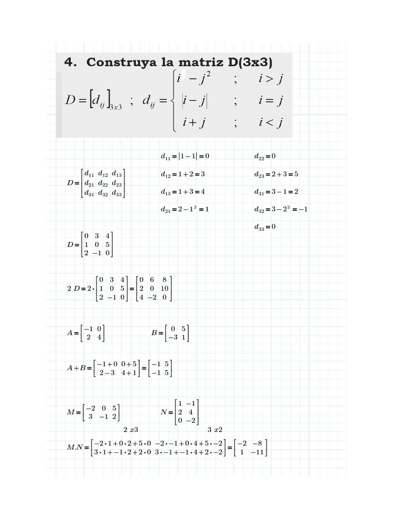 Matrices | PDF | Teaching Methods & Materials